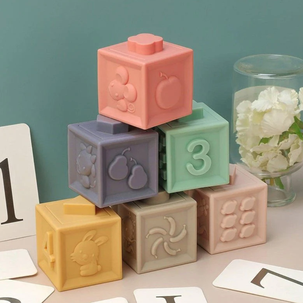 Flexi Stack Building Soft Blocks – Little Pea Shop